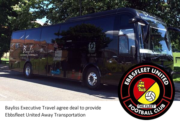 Bayliss Executive Travel agree deal to provide Ebbsfleet United Away ...